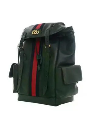 Gucci 2019-2020 Large Calfskin Web Ophidia Backpack