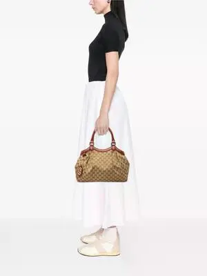 Gucci 2000-2015 Medium Gg Canvas Sukey Tote Bag