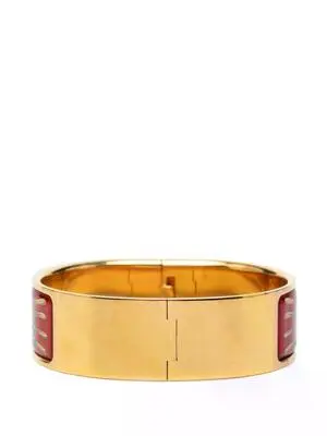 Hermès Wide Enamel Bracelet Gm
