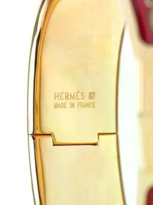 Hermès Wide Enamel Bracelet Gm