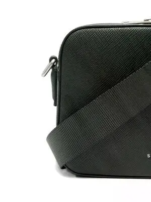 Sandro Small Zip-fastening Cross-hatch Messenger Bag
