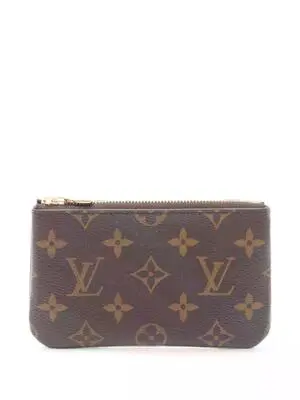 LOUIS VUITTON Monogram Key-chain Wallet - Brown