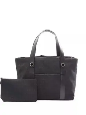 BVLGARI 2010s Logomania Tote Bag - Black