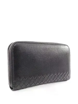 Bottega Veneta 2010s Intrecciato Karung Wallet