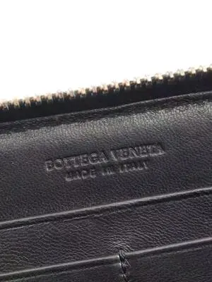 Bottega Veneta 2010s Intrecciato Karung Wallet