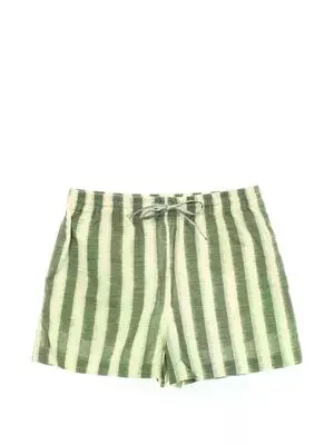 Dior 2010s Striped Drawstring Shorts