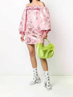 Stine Goya Off The Shoulder Mini Dress