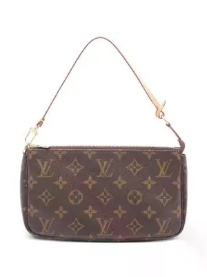 LOUIS VUITTON Pochette Accessoires Monogram Shoulder Bag - Brown
