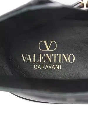 Valentino Garavani Leather Vlogo Ankle Boots