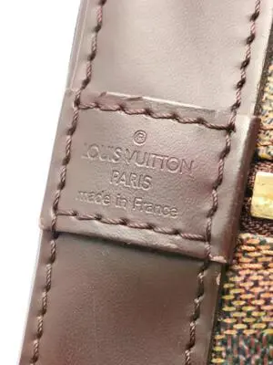 LOUIS VUITTON 2006 Alma Damier Ebène Handbag - Brown