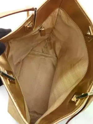 Gucci 2010s Gg Canvas Tote Bag - Gold