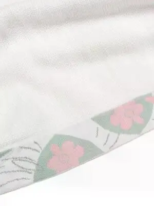 Dior Long-sleeve Sweater With Floral Detail
