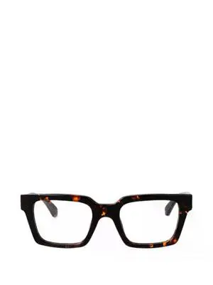 Off-White Arrows Tortoiseshell-effect Glasses - Brown