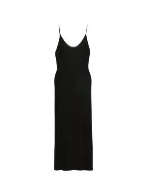 Saint Laurent Chain-link-strap Backless Maxi Dress