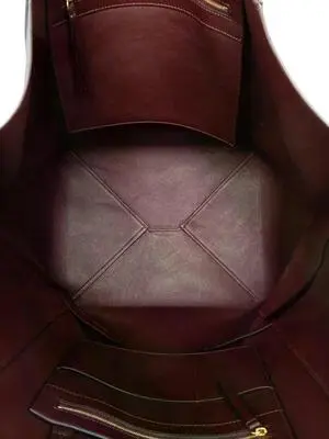 Celine 2012 Large Bicolor Suede And Calfskin Phantom Cabas Tote Bag