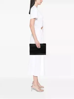 Balenciaga Canvas Navy Clip L Clutch Bag