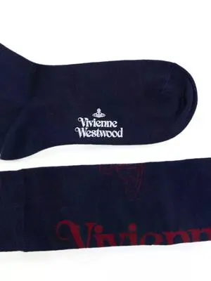 VIVIENNE WESTWOOD Half Logo High Socks