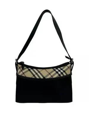 Burberry 2000-2017 Nova Check And Nylon Shoulder Bag - Black