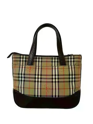 Burberry 2000-2017 Haymarket Check Canvas Handbag