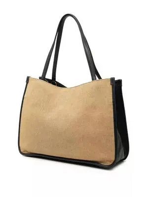 Gucci 2016-2026 Medium Canvas Horsebit 1955 Tote Bag - Neutrals