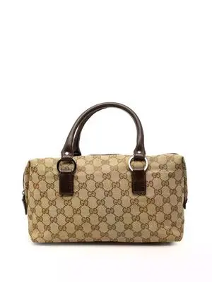 Gucci 2000-2015 Gg Canvas Boston Bag - Neutrals