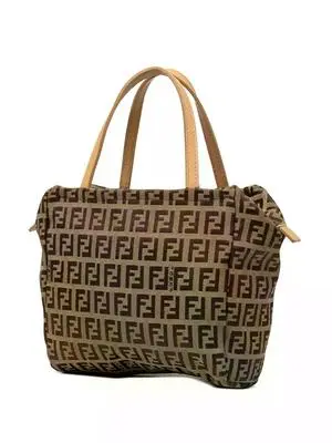 Fendi 2000-2010 Mini Zucchino Canvas Handbag