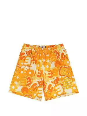 ERIC EMANUEL Logo-print Shorts - Orange