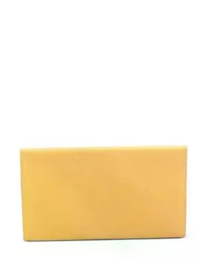 Hermès 2009 Mc2 Fleming Epsom Wallet - Yellow