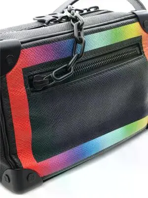 LOUIS VUITTON 2019 Taiga Rainbow Chain Shoulder Bag