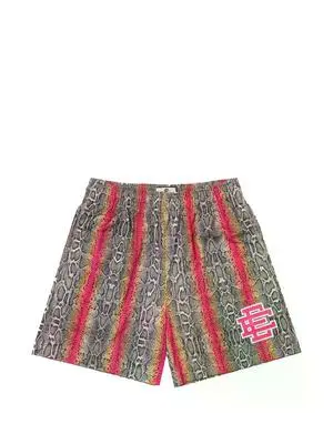 ERIC EMANUEL Snake -pattern Shorts - Grey