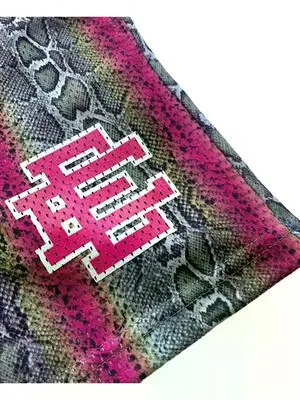 ERIC EMANUEL Snake -pattern Shorts