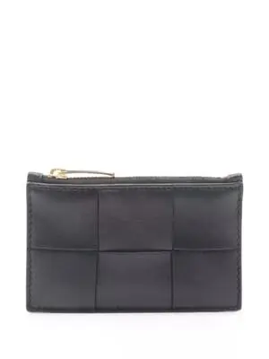 Bottega Veneta 2010s Cassette Card Case Coin Purse - Black