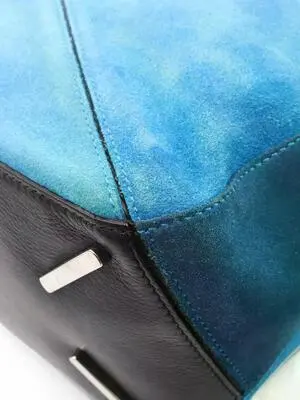 Loewe 2000s Puzzle Suede Handbag