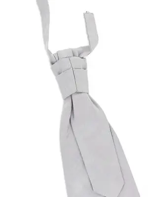 Corneliani Silk Ascot Tie - Grey