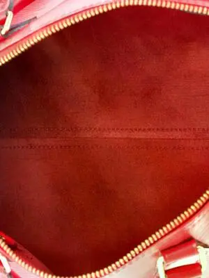 LOUIS VUITTON Epi Leather Speedy Satchel - Red