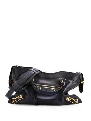 Balenciaga City Classic Metallic Edge Leather Medium Satchel