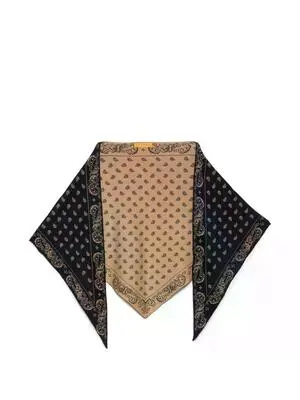 Guest In Residence Paisley-print Bandana Scarf - Neutrals