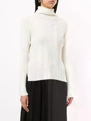 Y’s Roll-neck Ribbed-knit Jumper