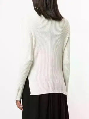 Y’s Roll-neck Ribbed-knit Jumper