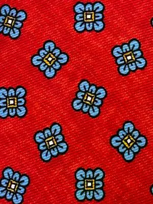 Kiton Silk Floral Pattern Neck Tie