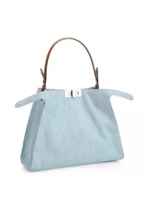 Fendi Medium Way Light Denim Bag