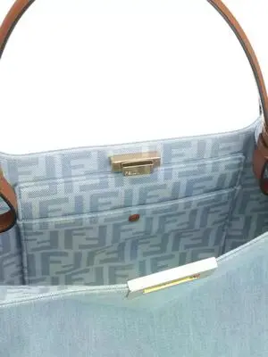 Fendi Medium Way Light Denim Bag