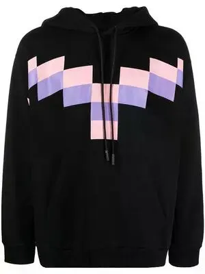 COUNTY OF MILAN Pixel Wings Hoodie - Black