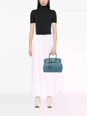Hermès 30 Cm Birkin Retourne Handbag - Blue