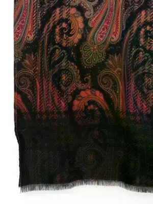 Etro Paisley-print Wool Scarf