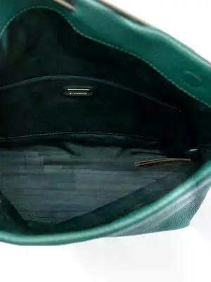 Burberry 2000-2017 Medium Leather Safety Pin Clutch Bag