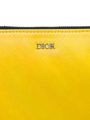Dior 2022 Coated Canvas Cd Diamond Clutch Bag