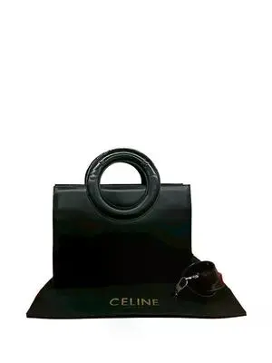 Celine 20th Century Round Handle Leather Satchel