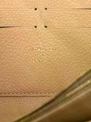 LOUIS VUITTON 2015 Monogram Empreinte Zippy Wallet Long Wallets