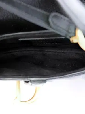 Dior 2021 Micro Goatskin Saddle Bag Satchel - Black
